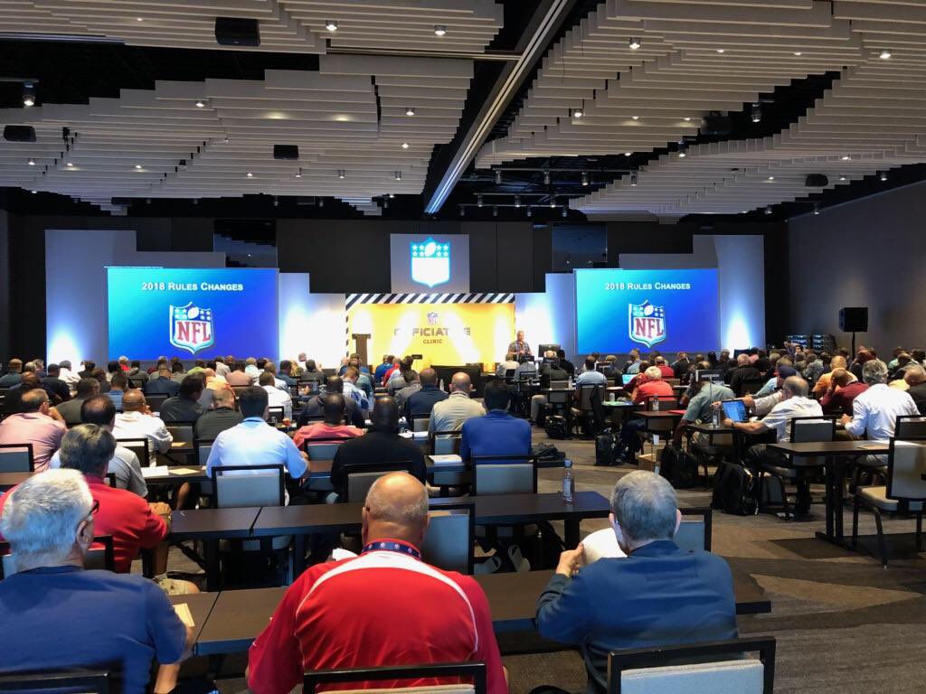 NFL officiating gets ready for the season at their first in-person ...