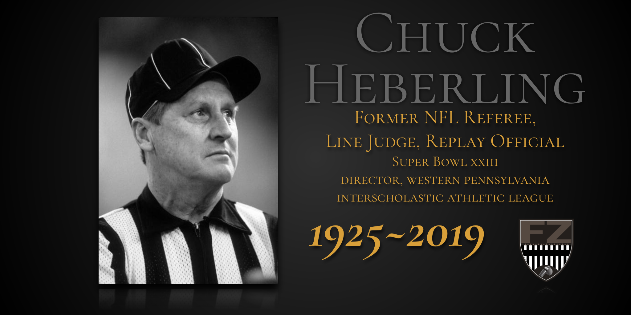 Chuck Heberling, referee of The Drive passes away – Football Zebras