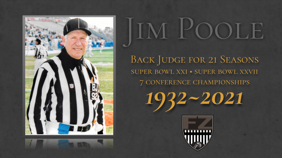 Jim Poole, back judge in 2 Super Bowls, dies at 89 – Football Zebras