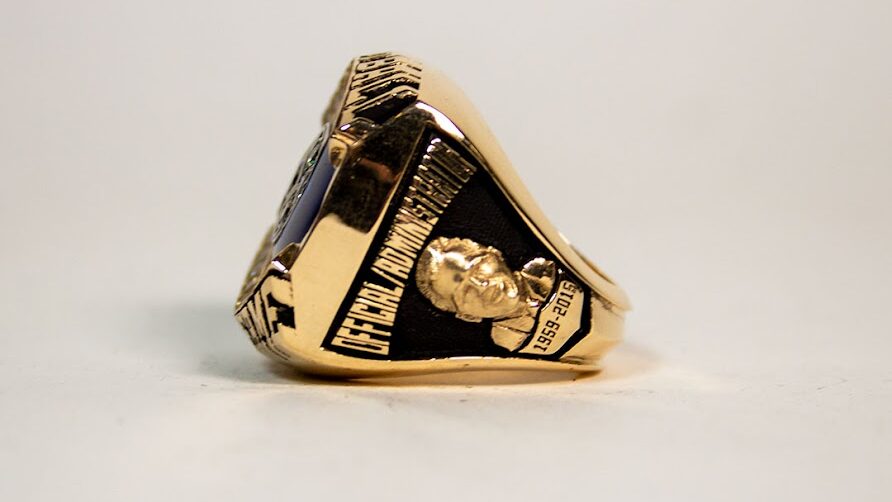 Art McNally's family accepts his Hall of Fame ring before his ...