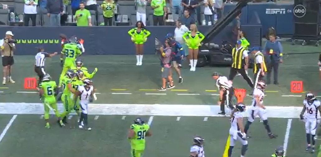 When the bean bag does more than mark change of possession – Football ...