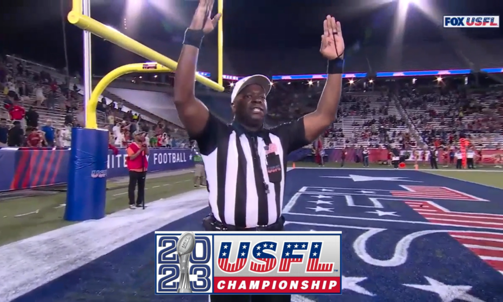 Larry Smith is the referee for the 2023 USFL Championship Game ...